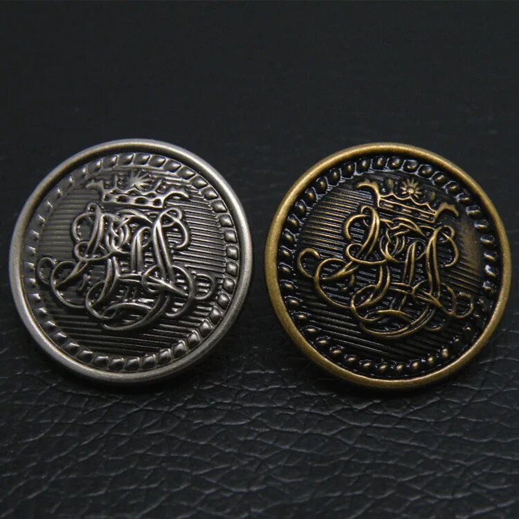 Металлические пуговицы бронзовые 18mm, 30 шт