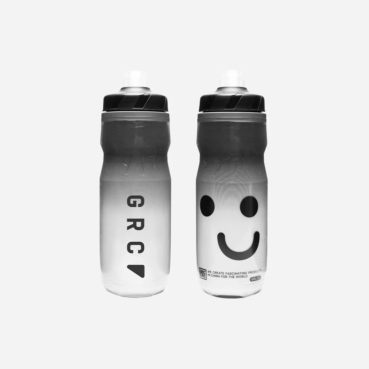 GRC Изолированная бутылка для воды 0.6L Black-White