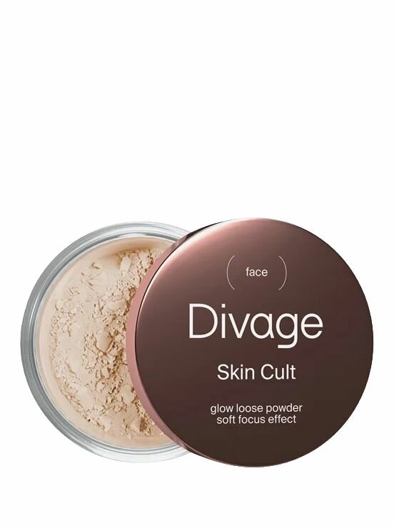 Пудра рассыпчатая сияющая для лица Divage Skin Cult Glow Loose Powder