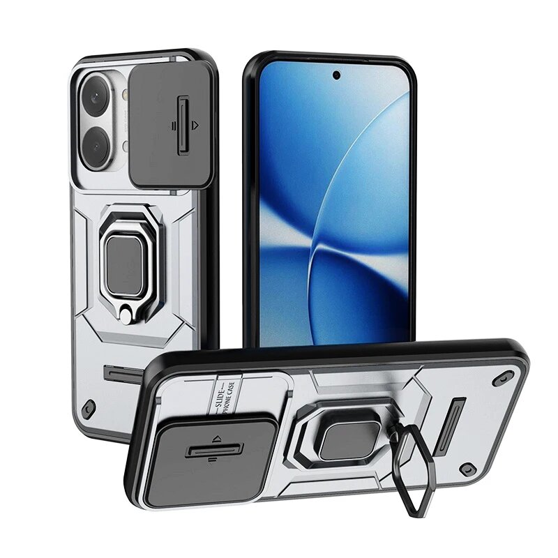Противоударный защитный чехол KEYSION для POCO X8 Pro Max с Серый, серый, for POCO X8 Pro Max