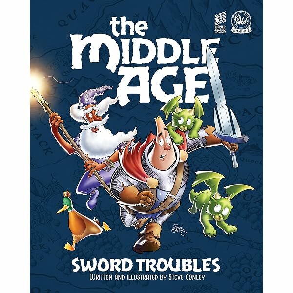 The Middle Age - Sword Troubles: A Sir Quimp Fantasy Graphic Novel，Reprinted paperback book