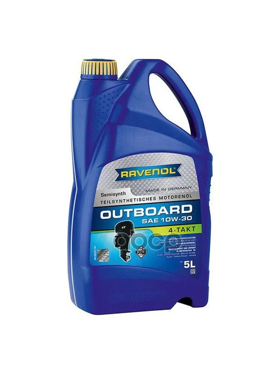 Ravenol 4T Outboardoel 10W30 5Л (Для Лод. Моторов) 401483572