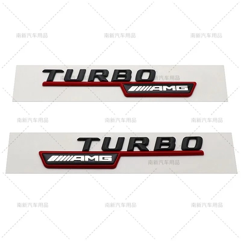 Наклейка Для Автомобиля ABS Автомобильная Эмблема TURBO AMG/TURBO 4MATIC/TURBO 4MATIC+, Совместимая С Mercedes Benz 2014-2016