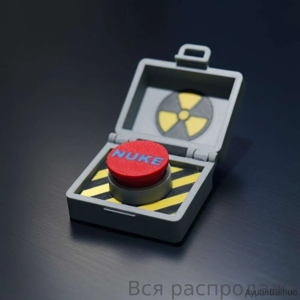 Игрушечная модель кнопки запуска ядерной ракеты, 5 см, 1 шт.