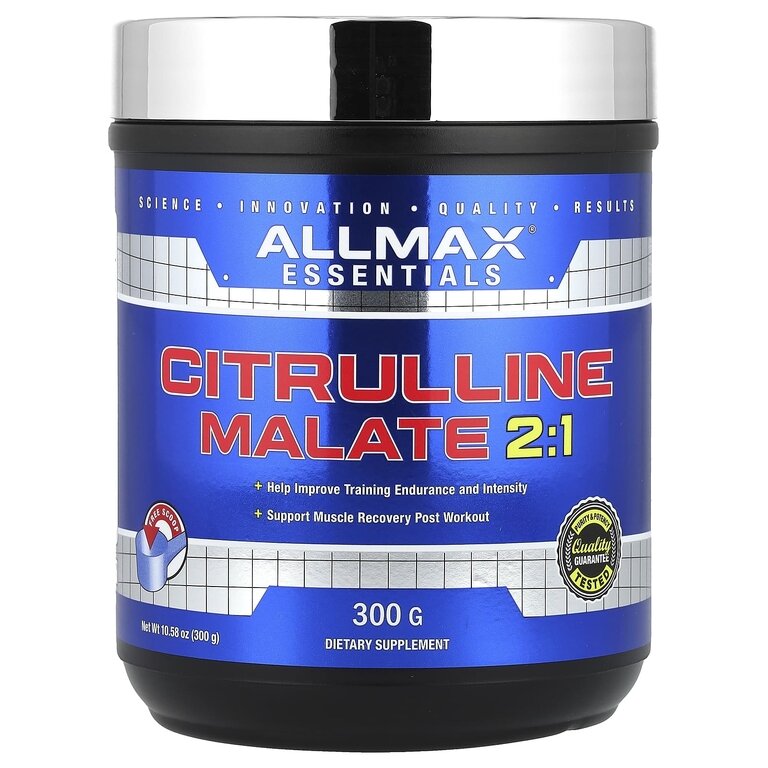 Allmax Citrulline Malate 2:1 , цитруллина малат 2:1, 300 г (10,58 унции) из США