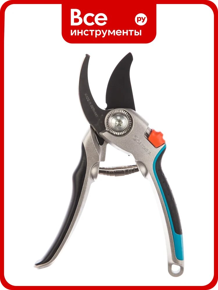 Секатор GARDENA B/L 08906-20.000.00, нержавеющая сталь, алюминий, прецизионная заточка