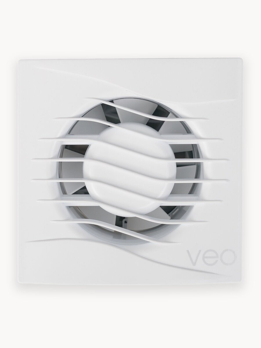 Вытяжной вентилятор 100 мм SIMPLE 4, вытяжка в ванную, туалет, кухню, 14Вт, 100 м3/ч, монтаж в стену, VEO