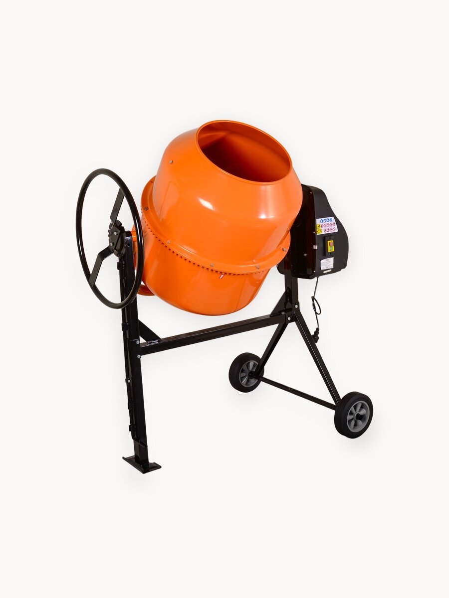 Бетономешалка, вихрь БМ-205, 205 л, 32 об/мин, 900 Вт, чугун, 407 мм
