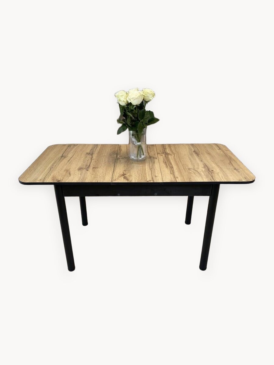 Стол кухонный раздвижной, Дуб вотан, 110х70х75 см