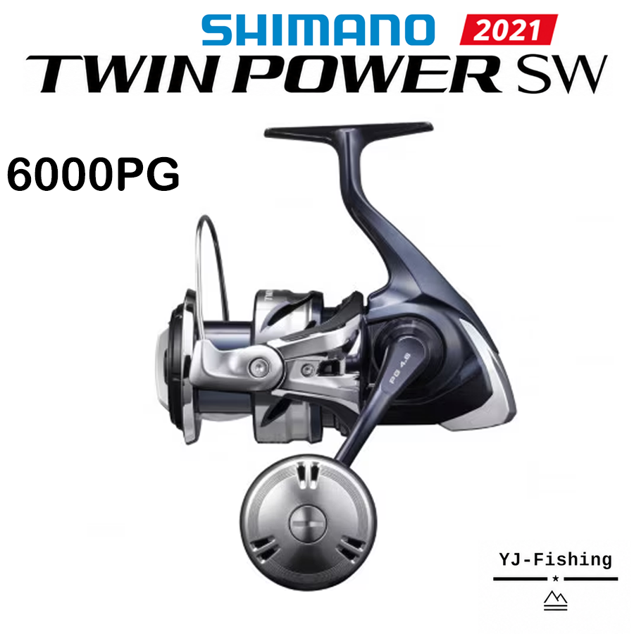 SHIMANO 2021 TWINPOWER SW 6000PG Спиннинговое катушка Подходит для Морская и пресной, Япония
