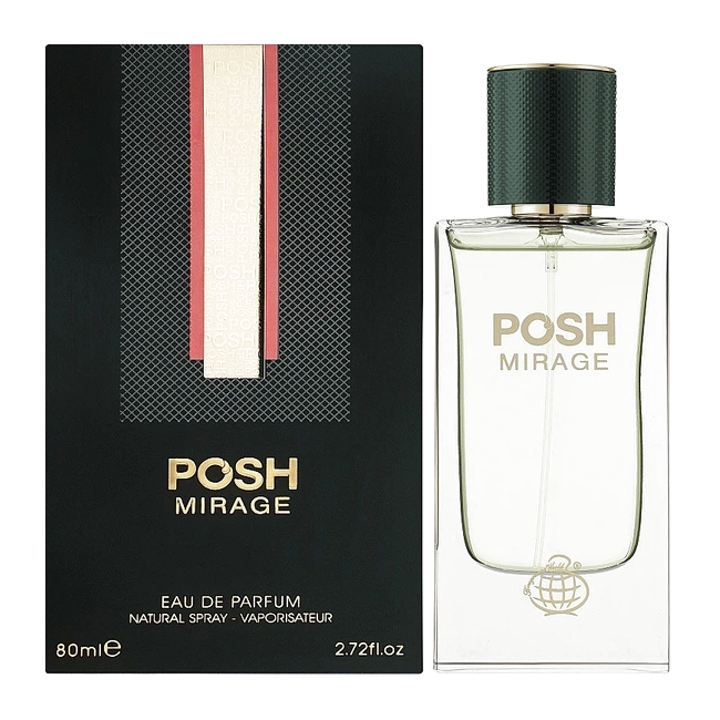 Парфюмерная вода Fragrance World Posh Mirage унисекс 80 мл / Пош Мираж