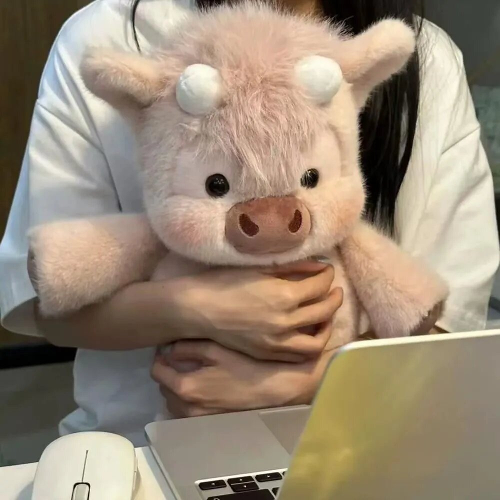 Мягкая игрушка, Мягкая игрушка «Бегущий бычок» — милая кукла для девочек, которая станет отличным компаньоном для детей — фото 1
