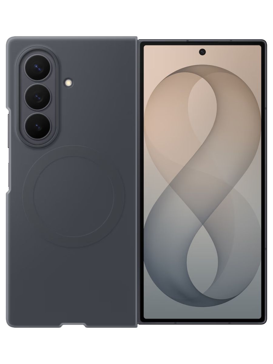 Силиконовый чехол с магнитным креплением Samsung Galaxy Z Fold8 Ultra, графитовый, EF-EF976CBEGRU