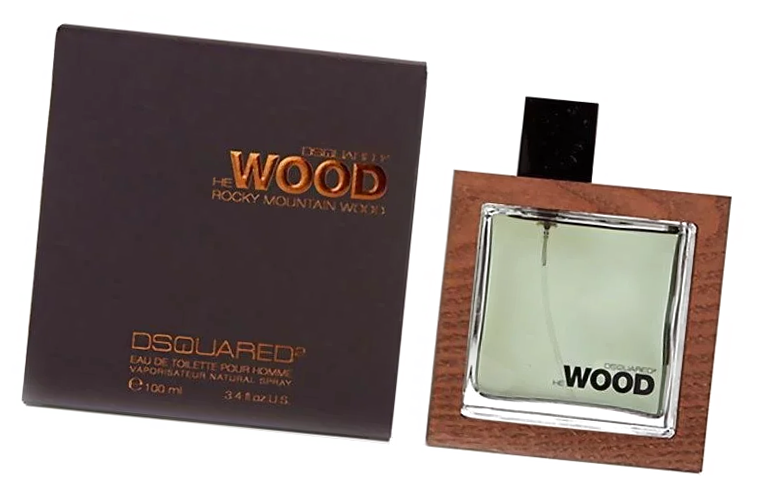 Туалетная вода Dsquared He Wood Rocky Mountain Wood для мужчин 100 мл - Дискваред2 Хи Роки Вуд