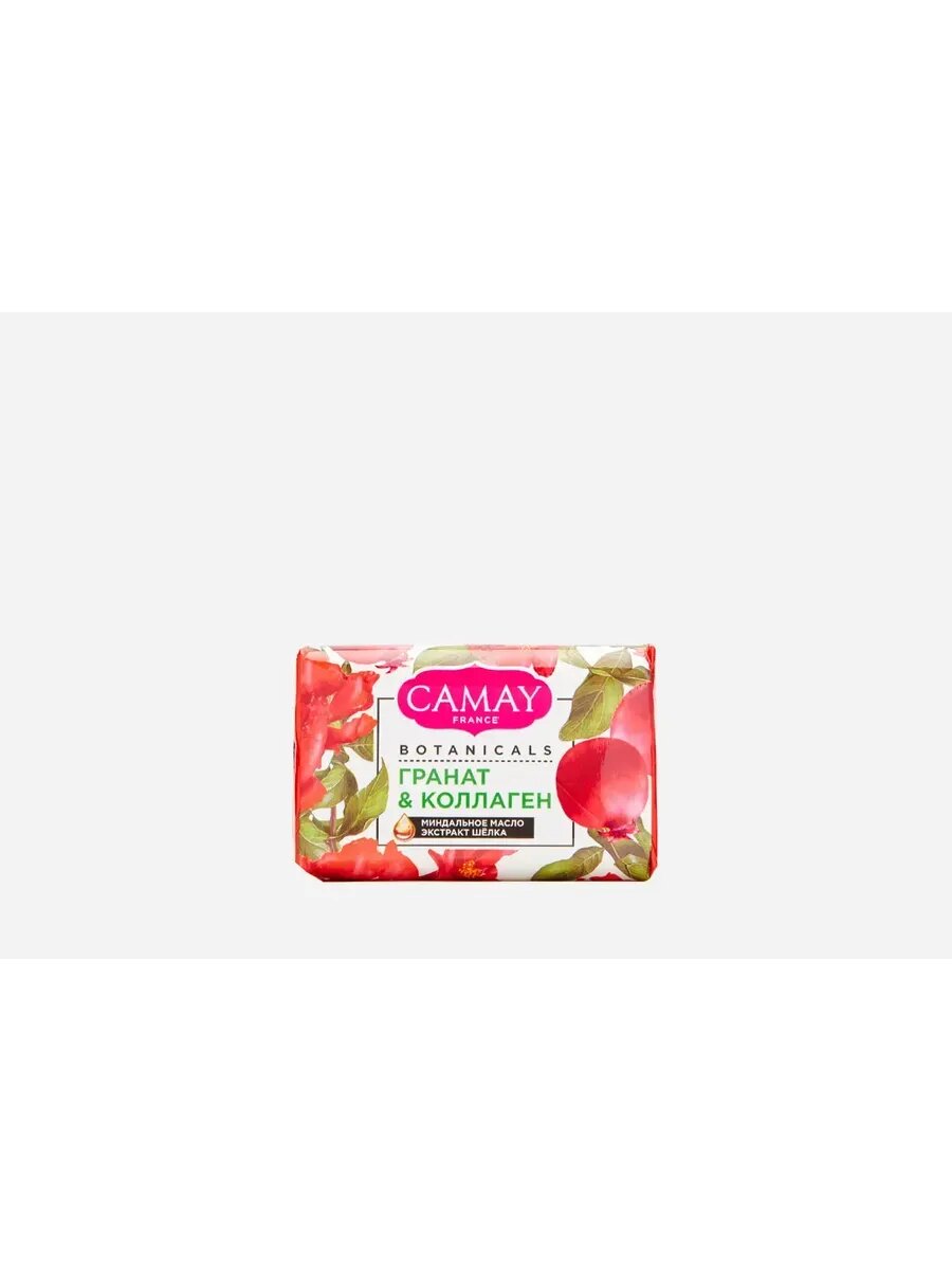 #Camay BOTANICALS Цветы граната туалетнoе мылo 1шт#