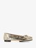 Лоферы DELCARLO Leather loafers, размер 39, gold