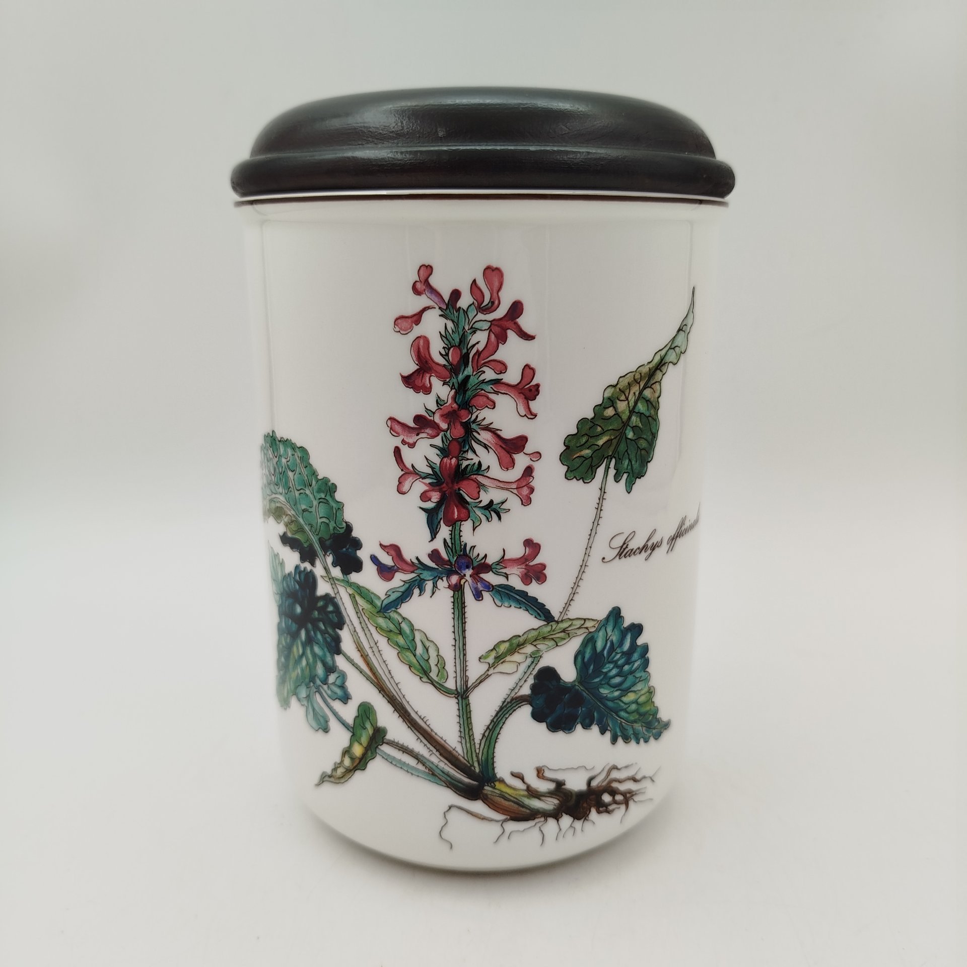 Банка "Stachys officinalis" ("Буквица лекарственная") для сыпучих продуктов (для чая