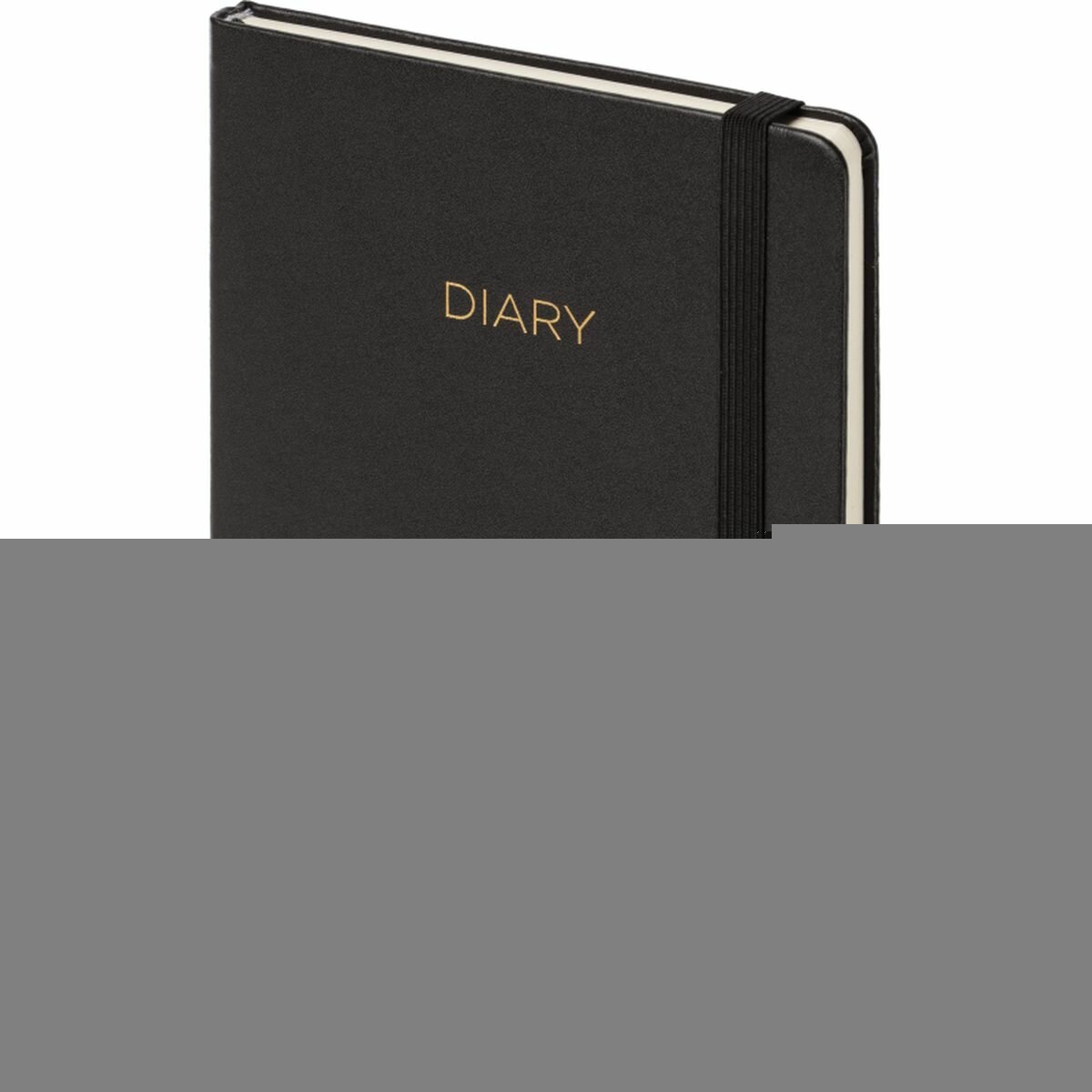 Ежедневник недатированный А5 Attache Diary (136 листов) обложка кожзам, черная (1568274), 12шт.