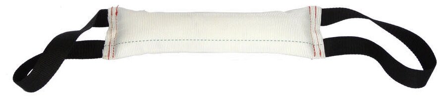 Игрушка для собак GoSi "Hard Dog Труба", для перетягивания, длина 30см, белая