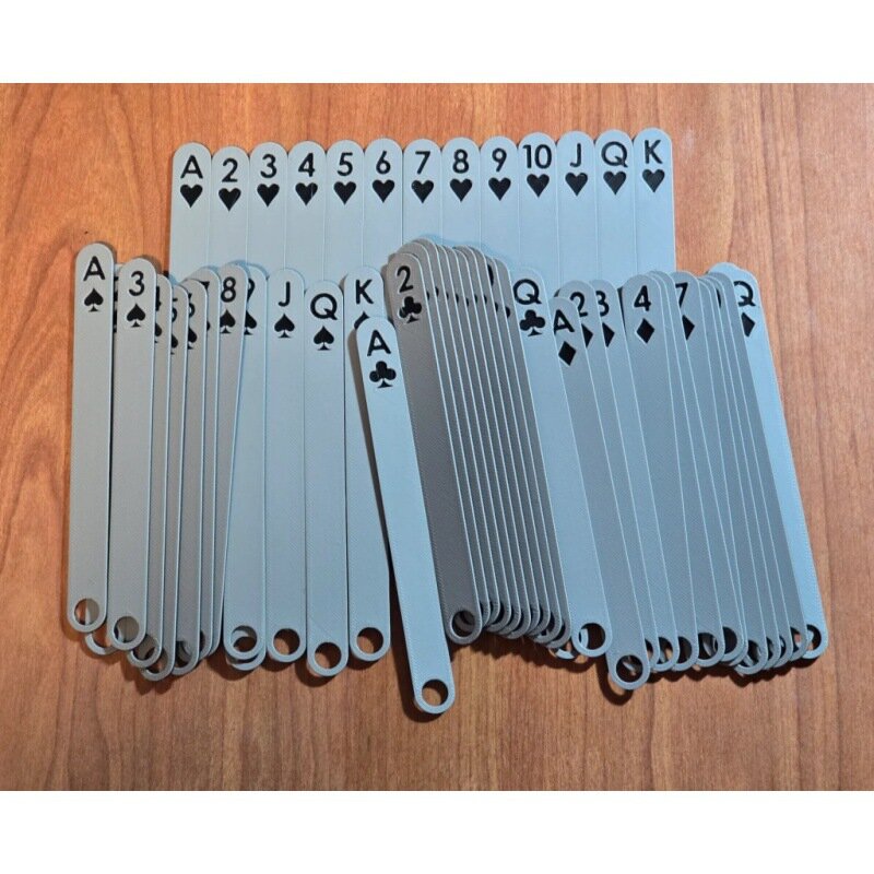 Набор карт в форме леденцов PLA, 54 шт. с банкой, детский образовательный