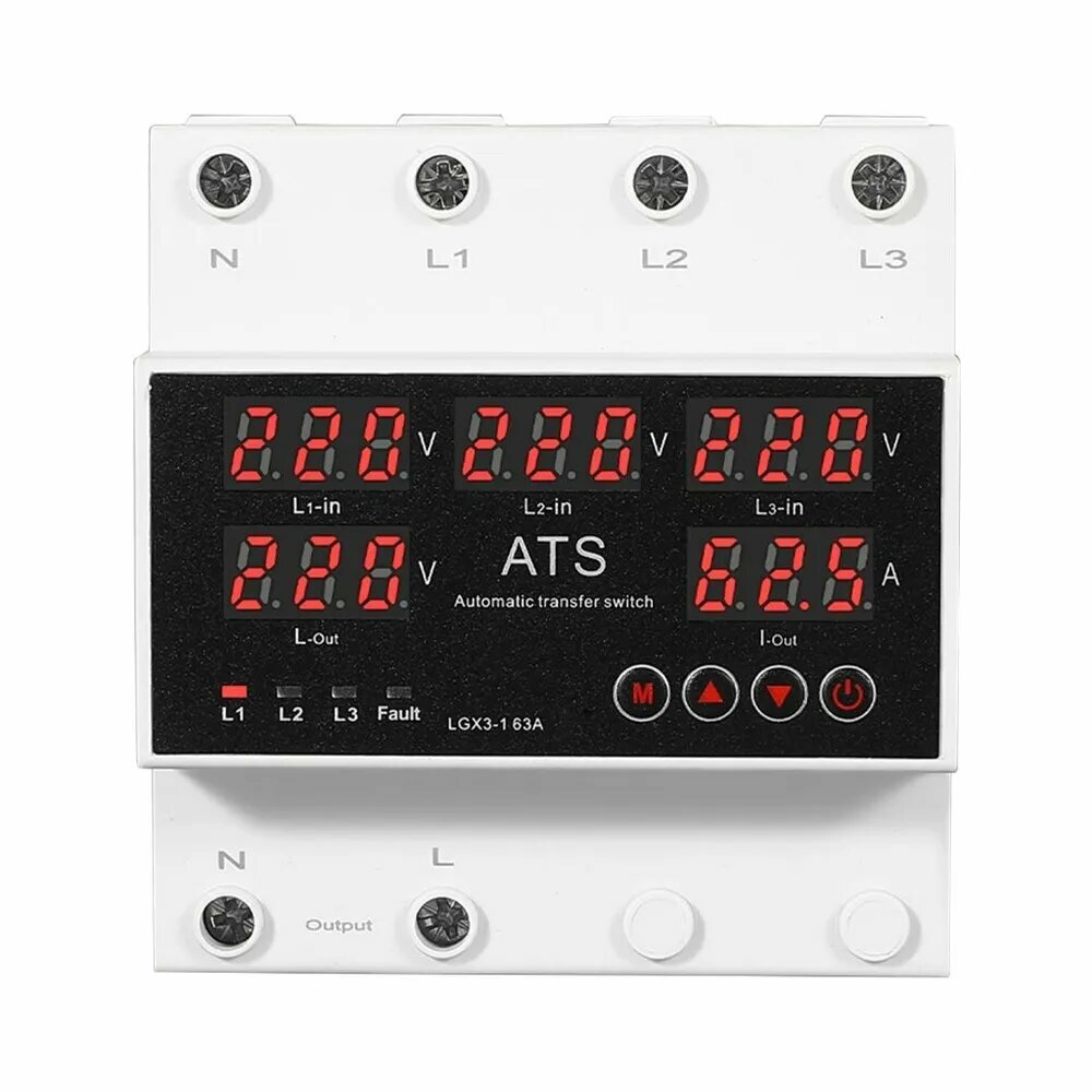 Стабилизатор напряжения трехфазный для заводов, - Пять дисплеев