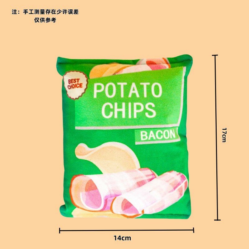 Фабрика прямых продаж товаров для домашних животных плюшевая бумага, картофельные чипсы Беконовый вкус