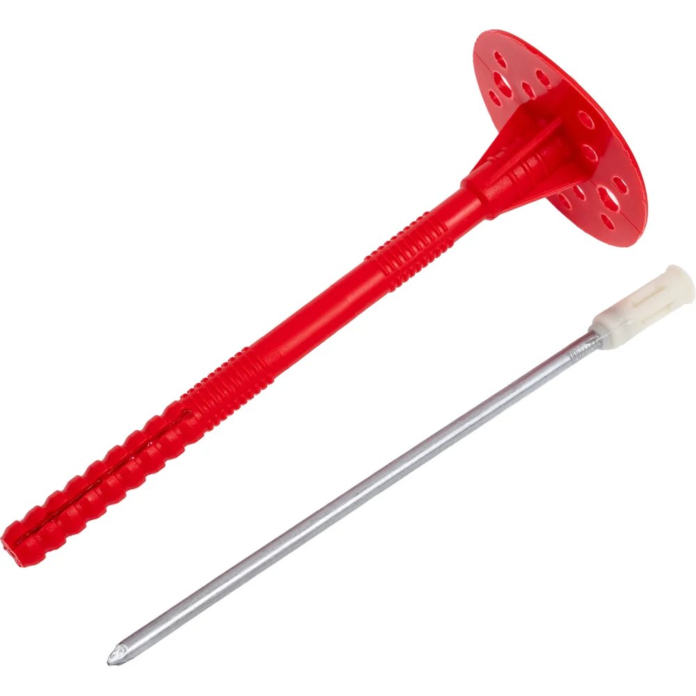 Дюбель для теплоизоляции STARFIX 10x160 мм с металлическим гвоздем, термоголовка 50 шт в дой-паке SMD5-54150-50