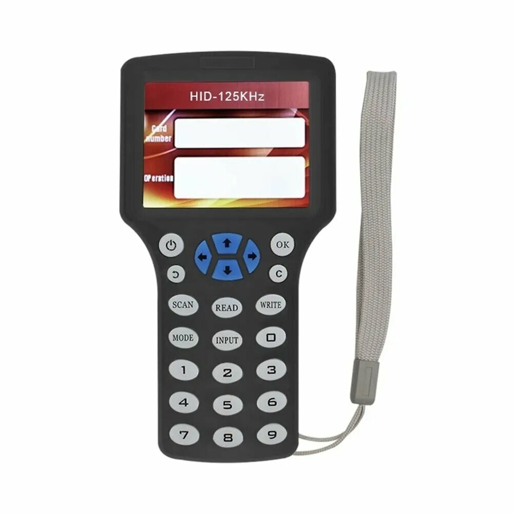10-частотный RFID NFC смарт-карт считыватель-писатель дубликатор+5XUID 125K 13.56MHz копировальный ключ репликатор