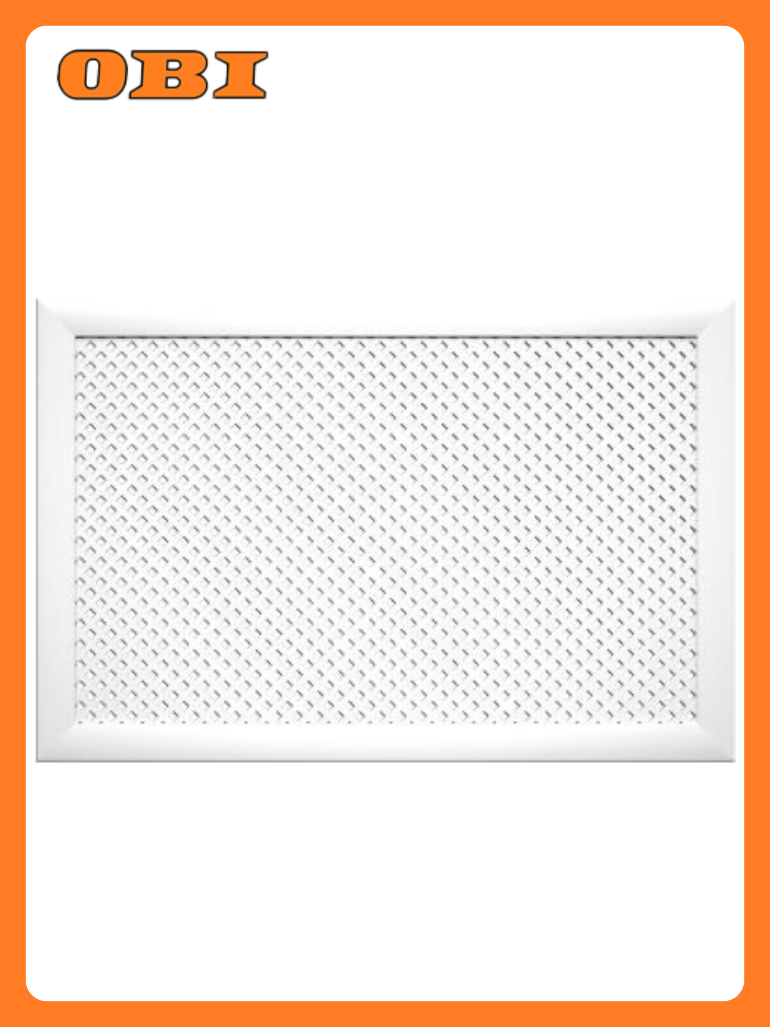 Экран радиатора Stella "Глория", МДФ, белый, перфорированный, 90x60 см