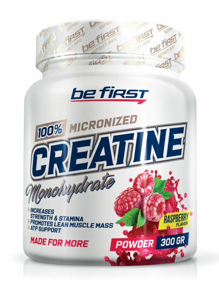 Be First Creatine powder 300 г Малина