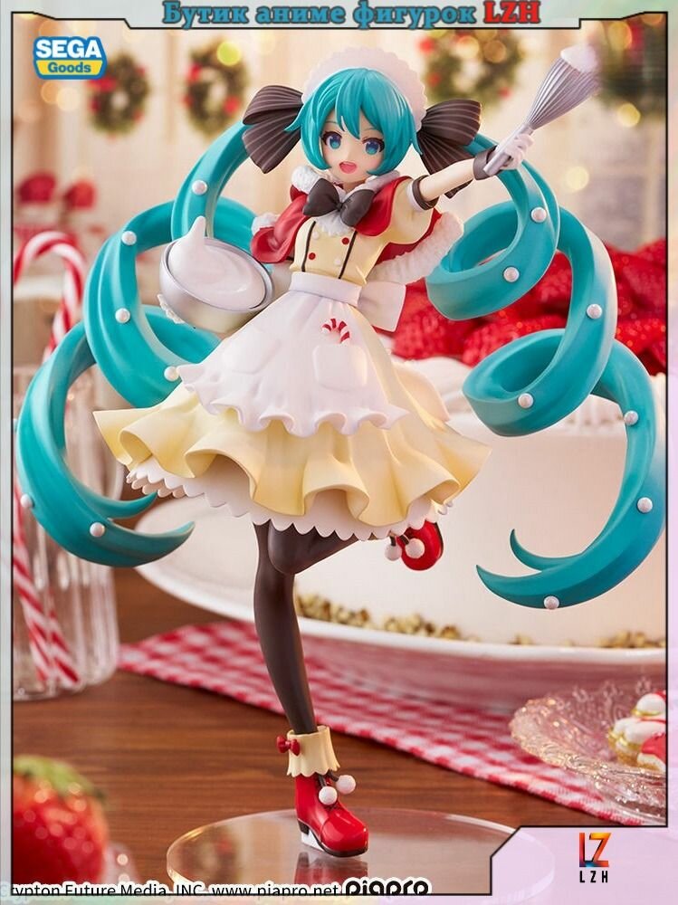 Аниме Фигурка SEGA Luminasta Хаунэ Мику (Hatsune Miku) в Рождество 20cм (LZH)