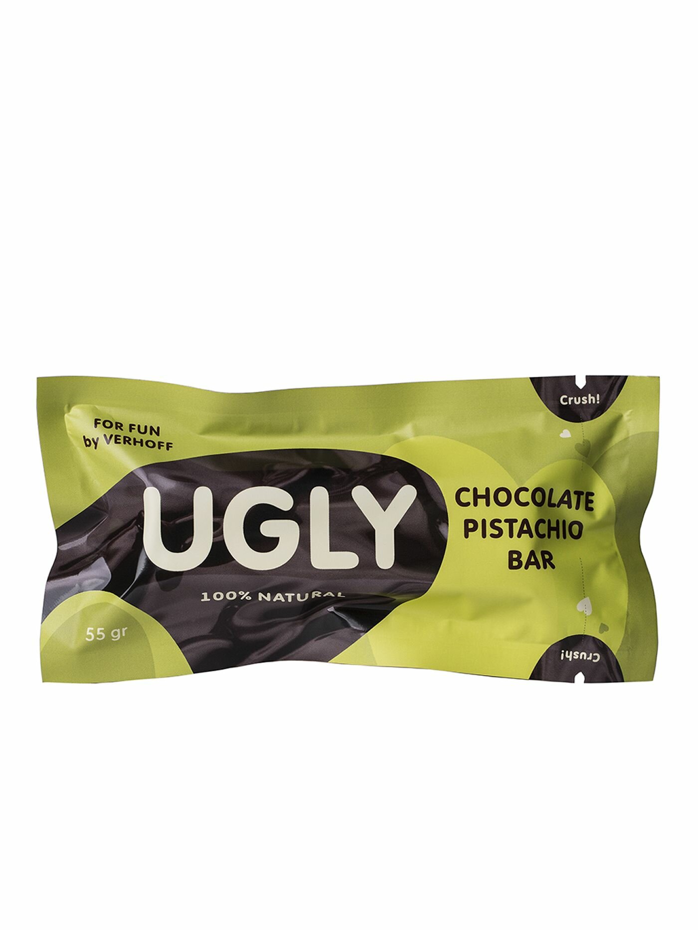 Батончик с фисташкой, нугой и карамелью VERHOFF, 55г