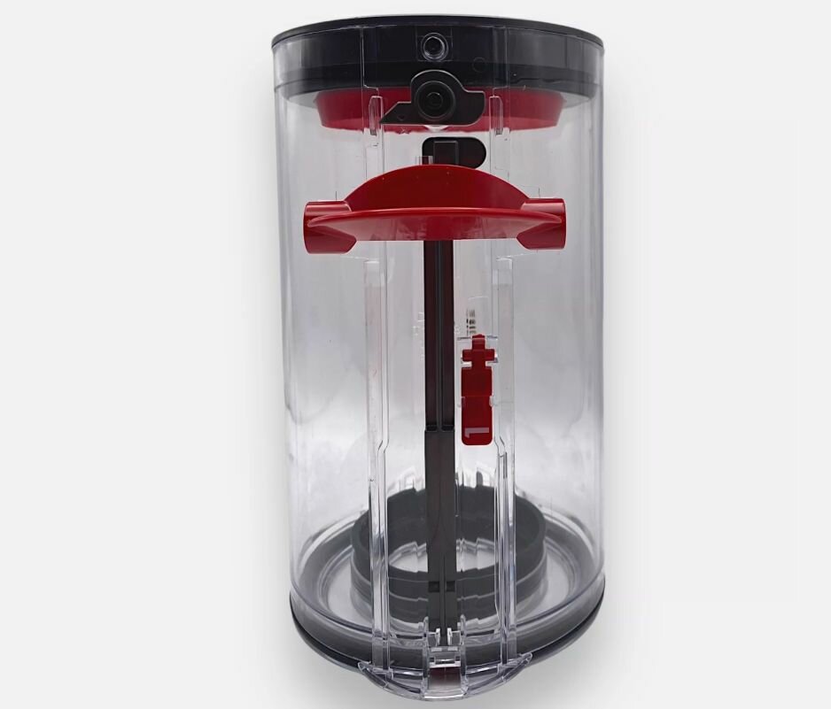 Колба, мусоросборник для пылесосов Dyson V10, SV12, SV27. Длина 19,5 см. Стакан, контейнер для сбора мусора.