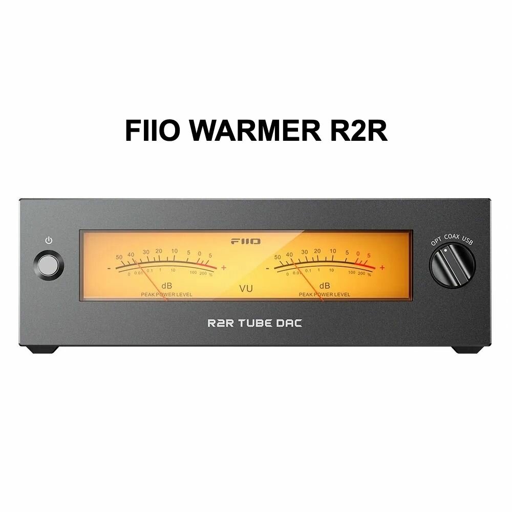 FiiO WARMER R2R Настольный ламповый усилитель-декодер ЦАП, полностью сбалансированный 24-разрядный 220В