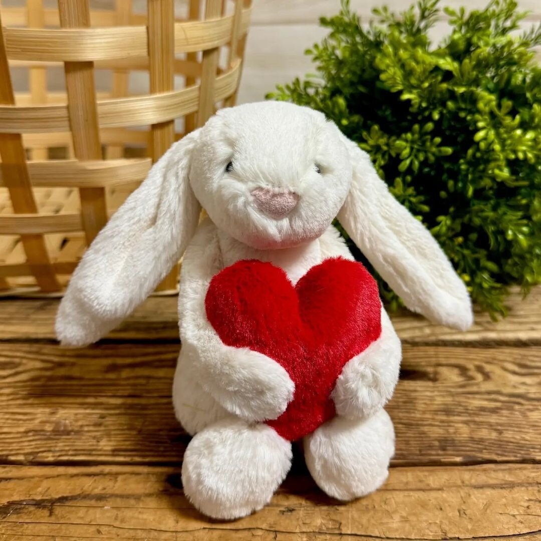 Jcjellycat Высокая версия 1:1 --- Серия Shy Bonnie Rabbit Сердце Бонни Кролик Золотая этикетка Цветочный плюш