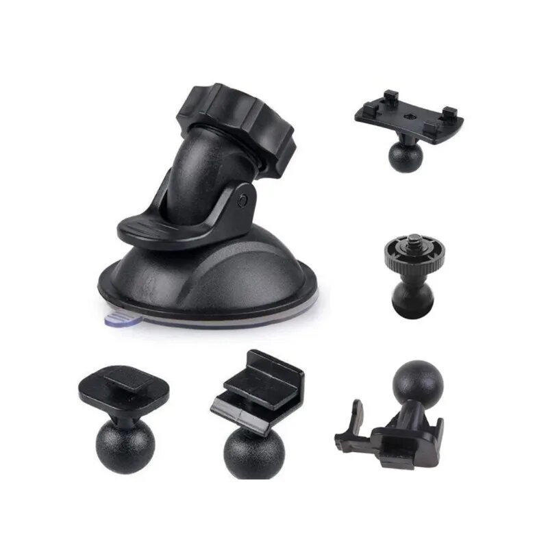 1 комплект автомобильной присоски для держателя видеорегистратора, автомобильный видеорегистратор с 5 типами адаптера, кронштейн для автомобильного привода, основание присоски