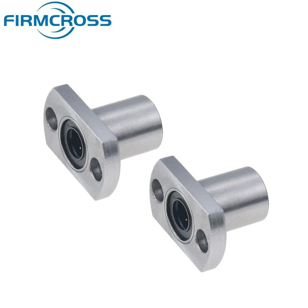Комплект 2 штуки Фланцевый подшипник линейного перемещения эллиптического типа, Линейный подшипник LMH10UU Комплектующие для ЧПУ