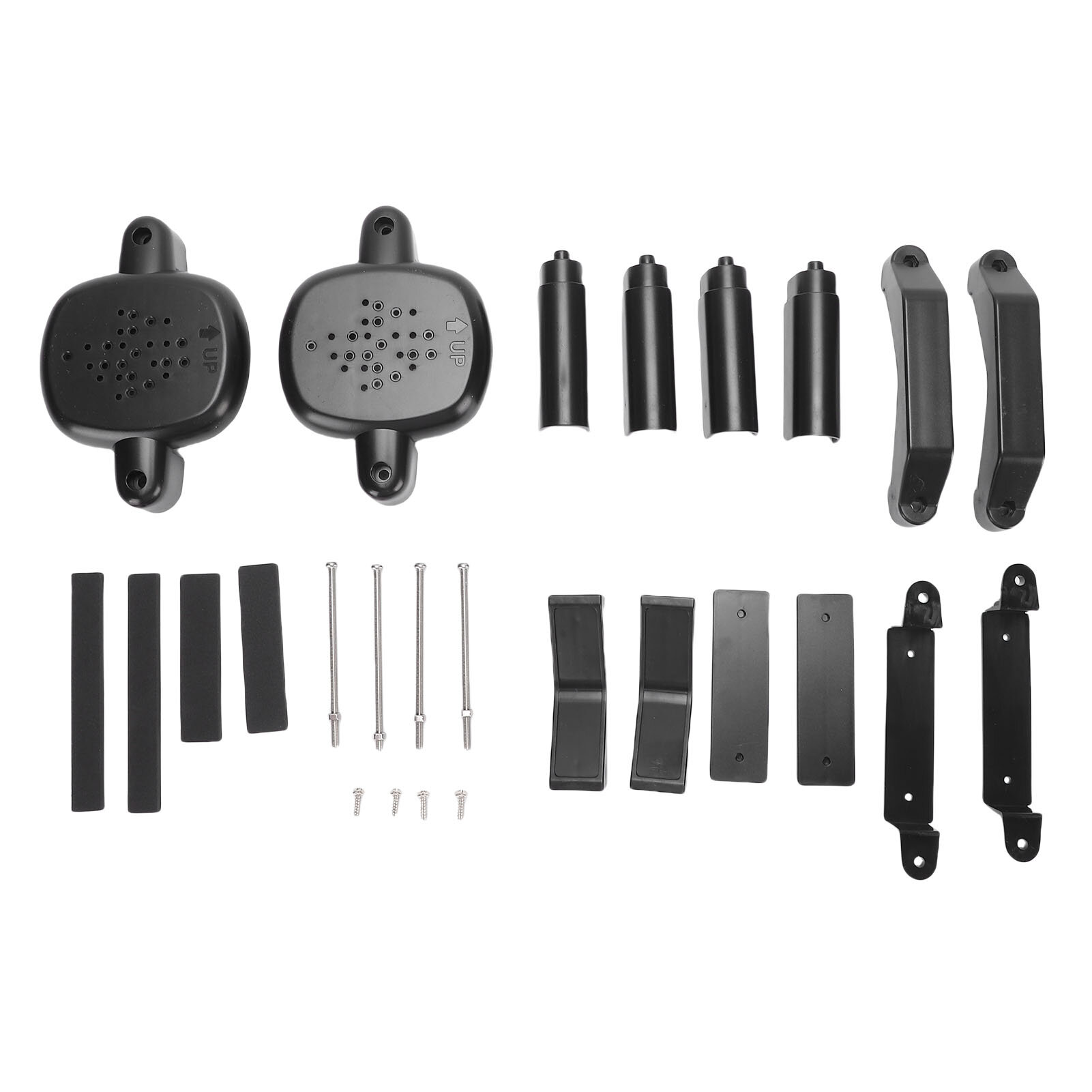 Крепление для поручня детских ворот из высокопрочного пластика, несущее нагрузку, адаптер для поручня детских ворот, черный.