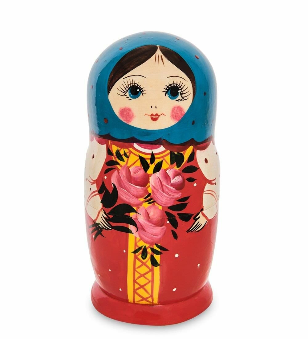 Матрешка 5-кукольная (Вятская) A2147925 Народные промыслы, Дерево липа, краски, лак