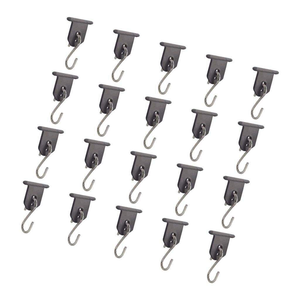 Крючок для тента и тентов, универсальный, поворотный, водонепроницаемый, Серый - 20