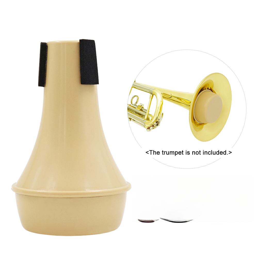 Миниатюрный легкий сурдин для трубы, прямой, практичный, из ABS-пластика