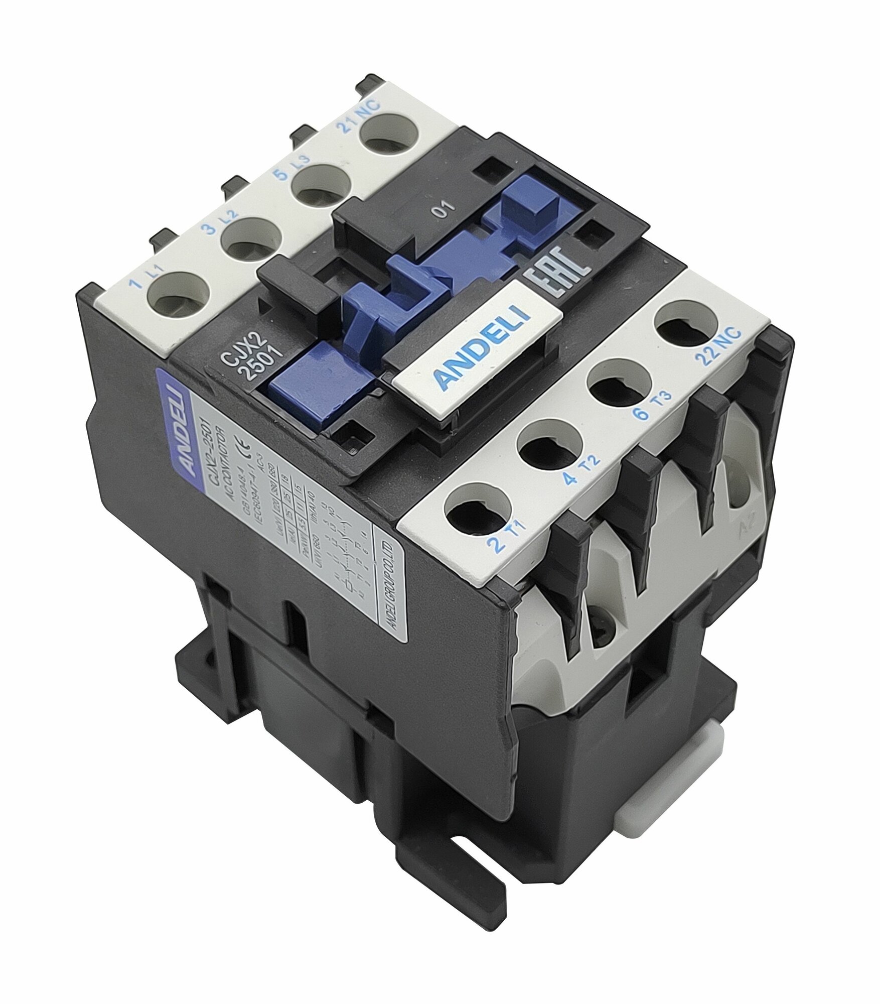 Контактор ANDELI CJX2-d2501 25A 220В/AC3 1нз 50Гц ADL08-007