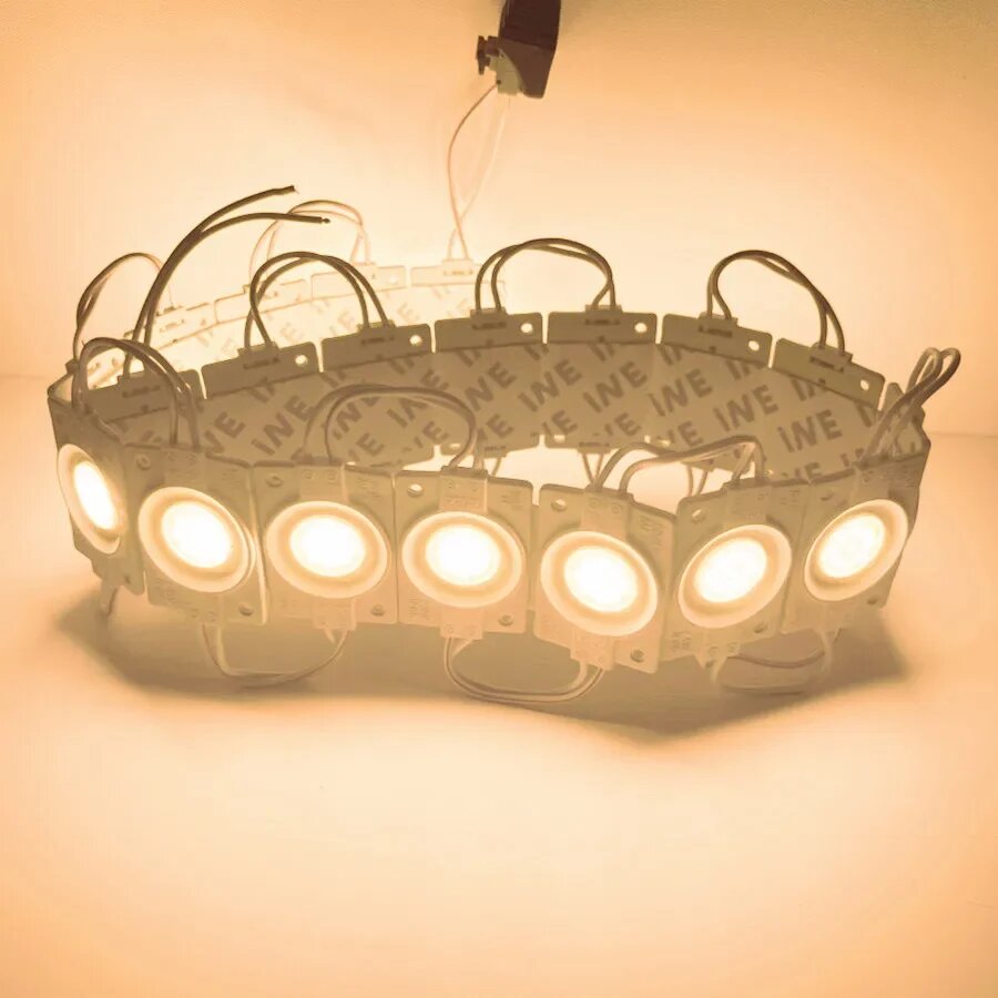 RnnTuu COB LED Модули 12В, Многоцветные, Водонепроницаемые IP65 Warm White 3000K