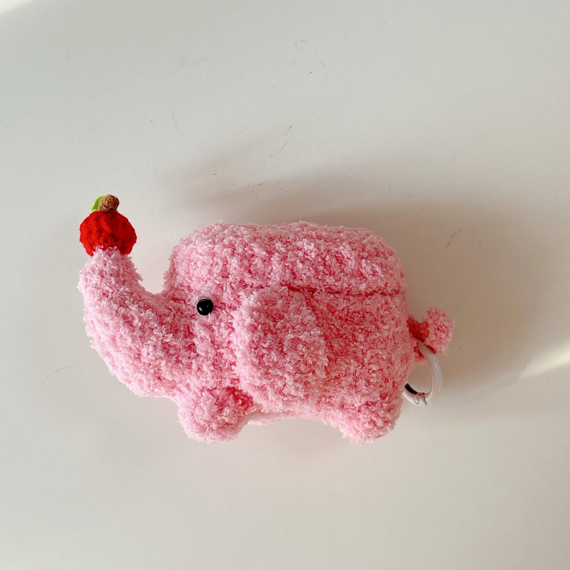 Для HUAWEI FreeBuds Por5 Free Clip 2 Pro4 Pro3 7i 6i 5i SE3 SE2 4 4E милый плюшевый чехол для наушников с красным яблоком, розовым, синим слоном