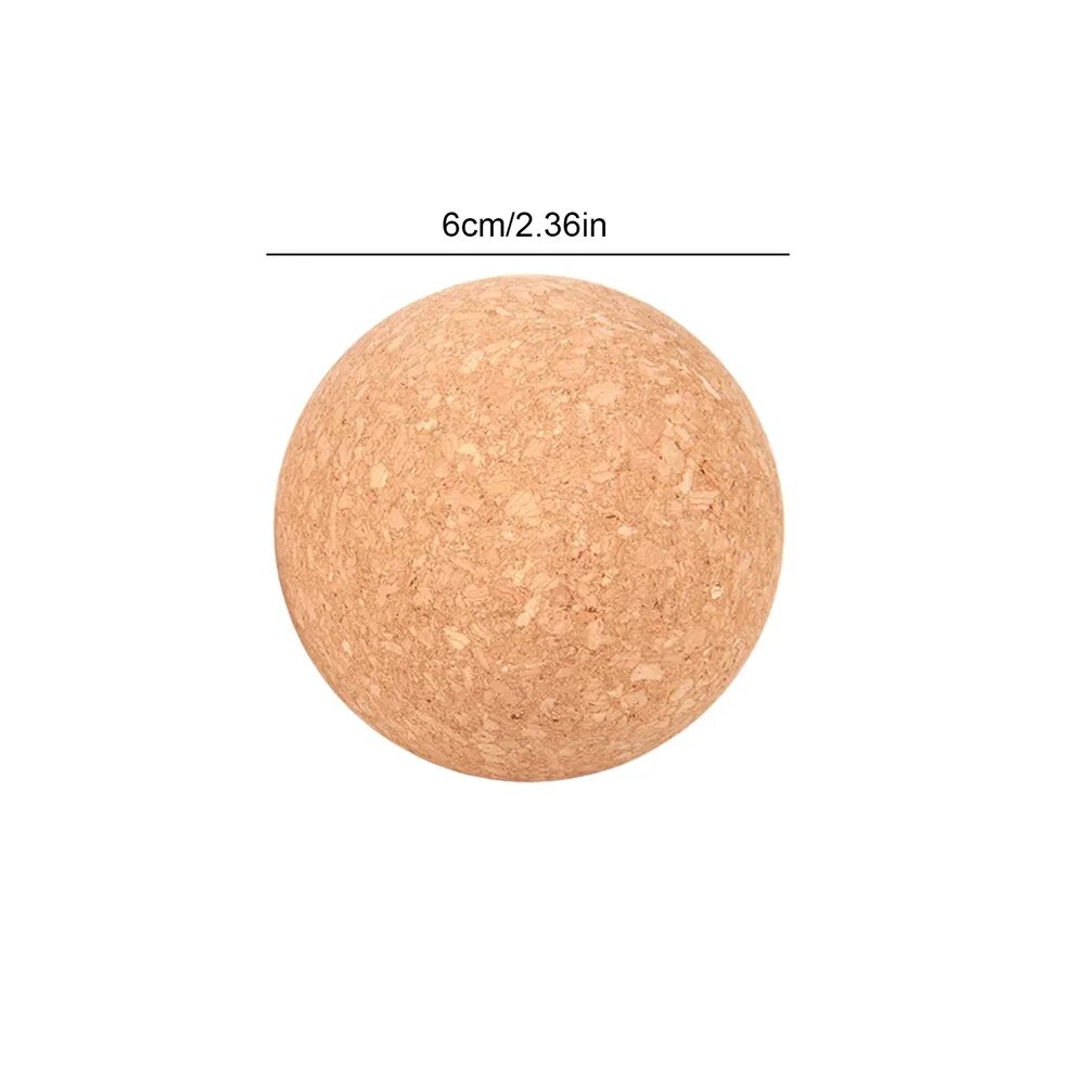 Пробковый Массажный Мяч, Белый, CM, Пилатес