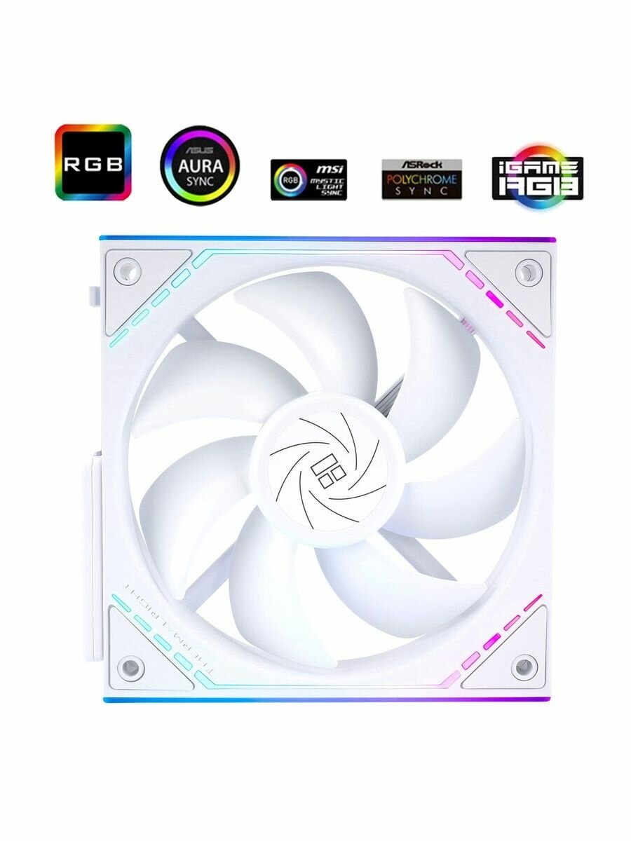 Белый вентилятор с эффектом бесконечности TL-M12QW(EASY CONNECT)