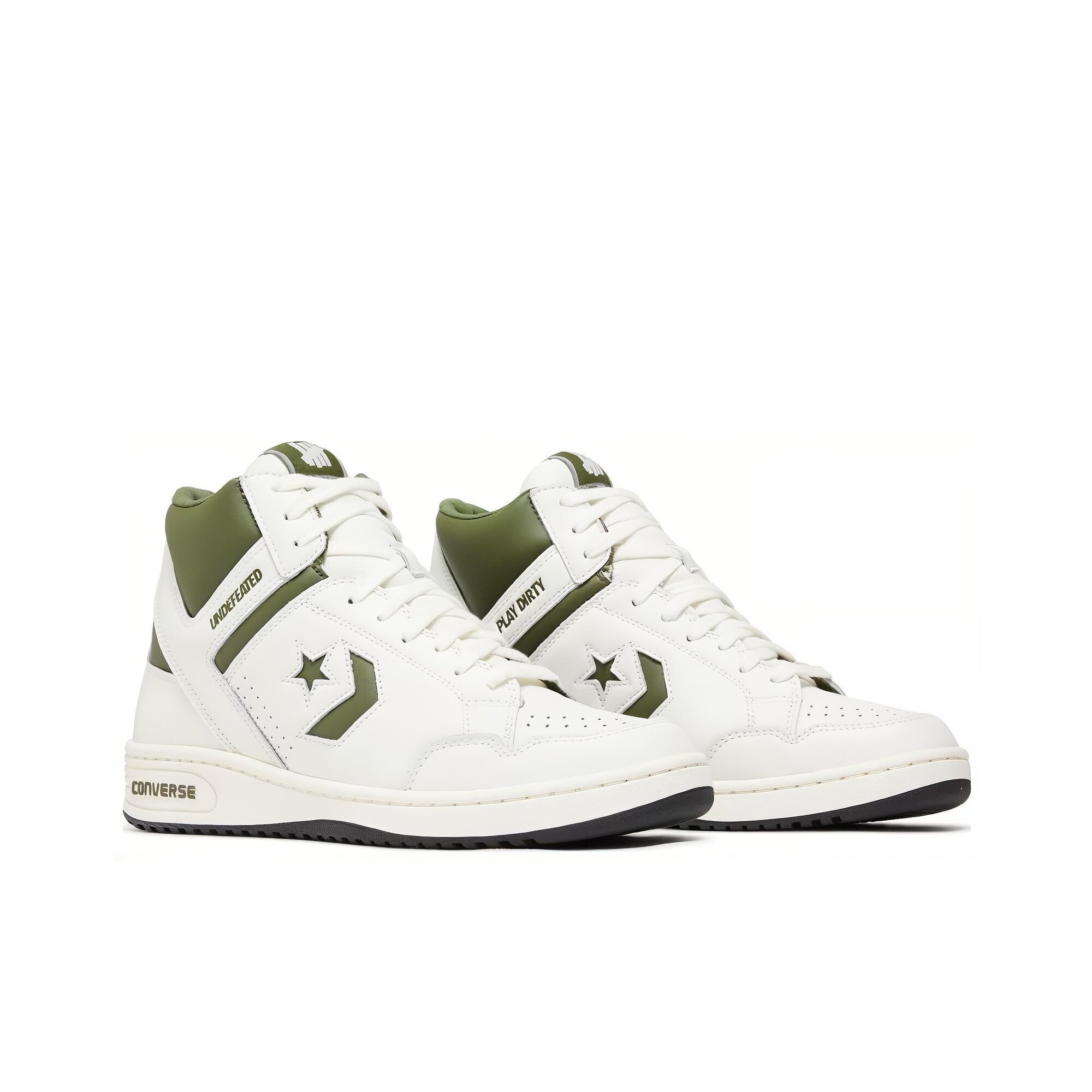 Кроссовки Converse, размер EU 40 стопа (25CM), белый-зеленый — фото 1