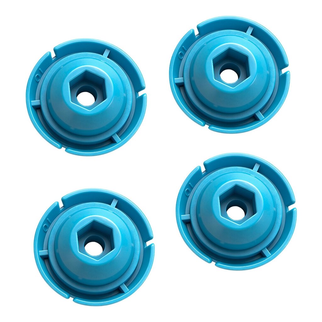 Мощная пластина толкателя из ABS для клеевых пистолетов с отверстиями 8мм круглыми и 14мм шестигранными, большая головка 50мм