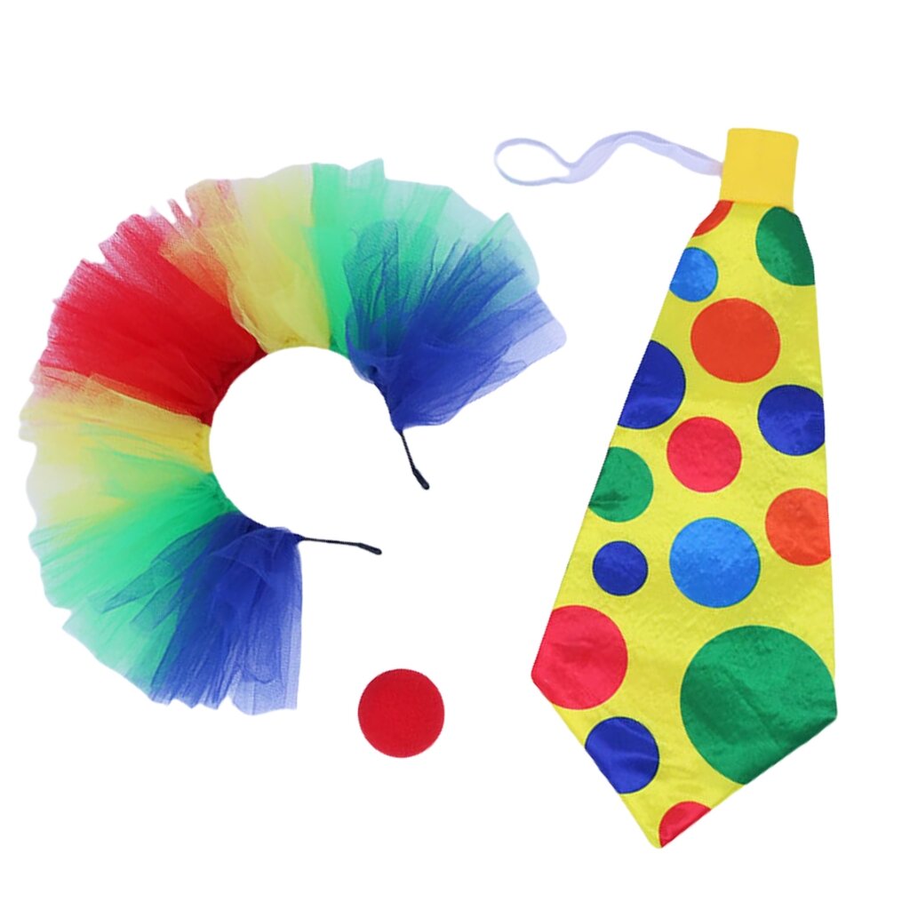 Набор из 3 частей, реквизит для переодевания клоуна