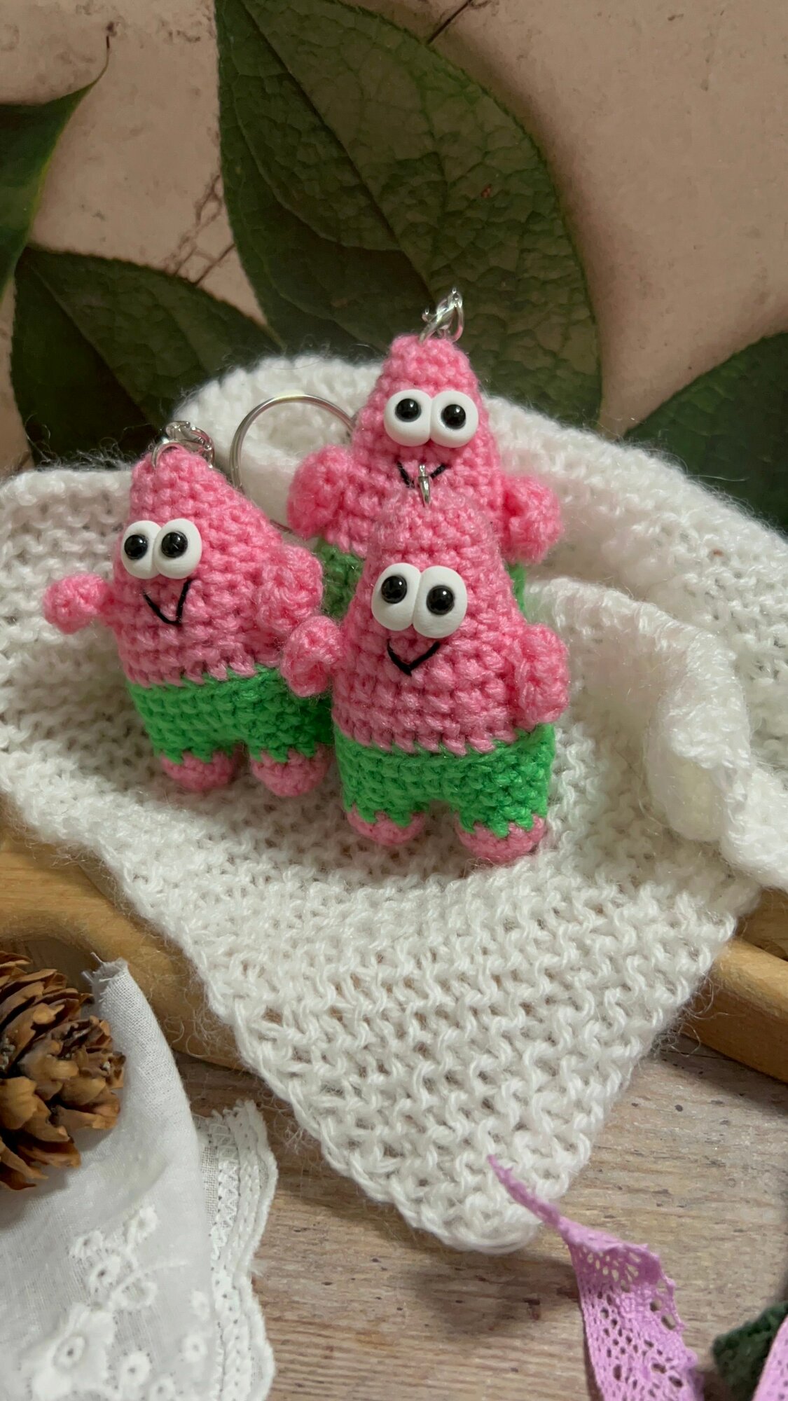 Вязаный брелок. Вязаная игрушка